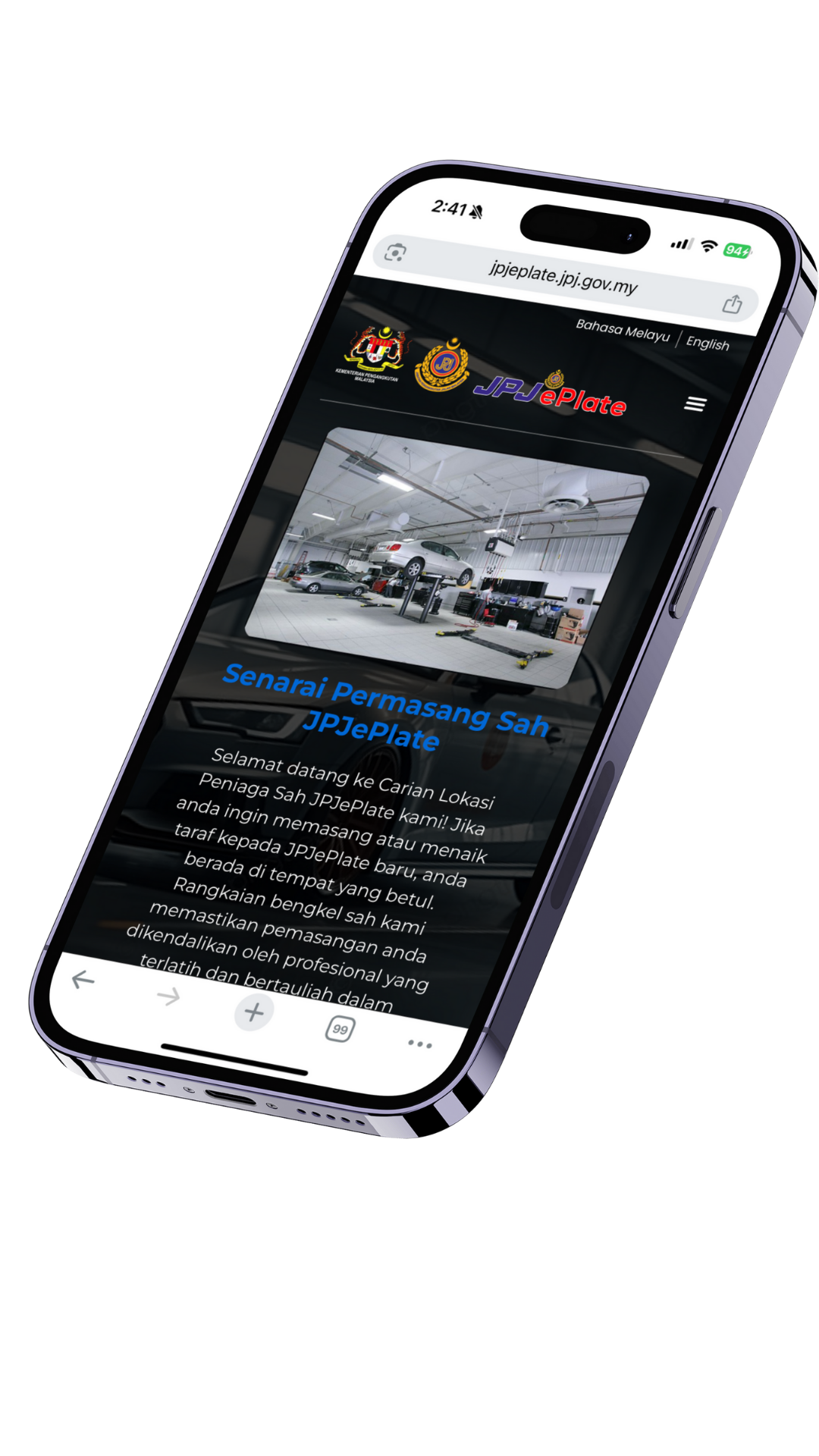 JPJ ePlate - Portal Rasmi Perkhidmatan ePlate